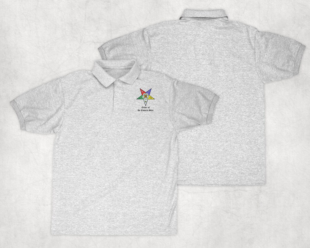 Order of the Eastern Star Polo Shirt - Etsy
