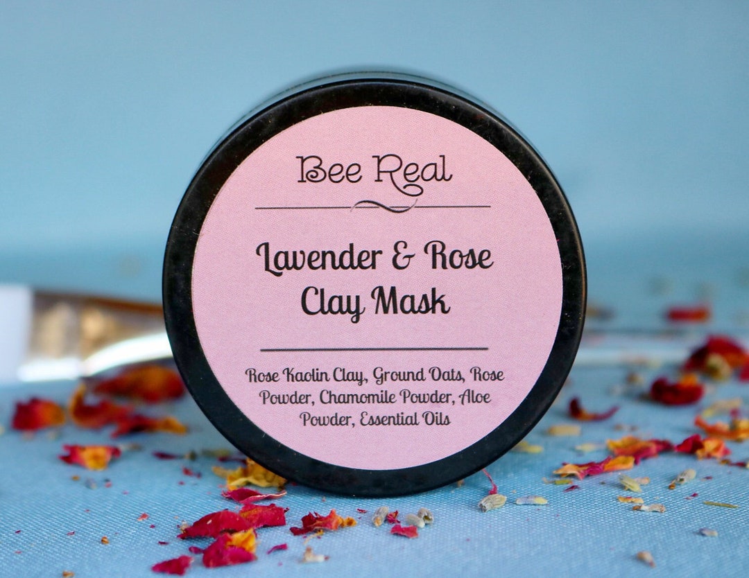 Lavender & Rose Clay Mask | Sensitive Skin Rose Clay Mask | Lavender ...