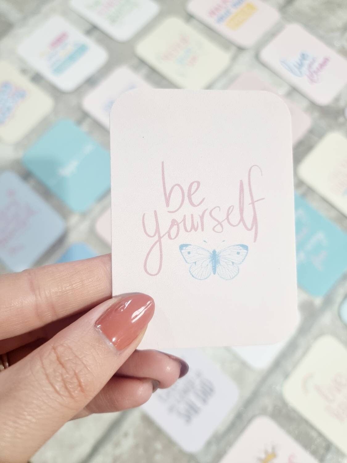 Mini Affirmation Cards Affirmations Planner Mental - Etsy