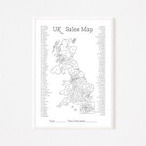 Postcode Map | UK Sales Map | UK Map | UK Postcode Map | Small Business ...