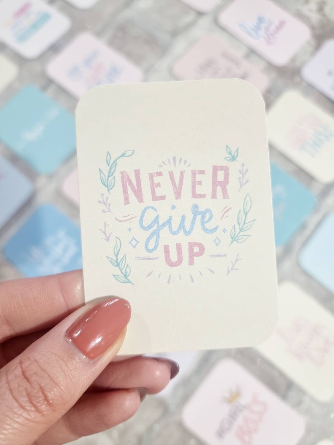 Mini Affirmation Cards Affirmations Planner Mental - Etsy