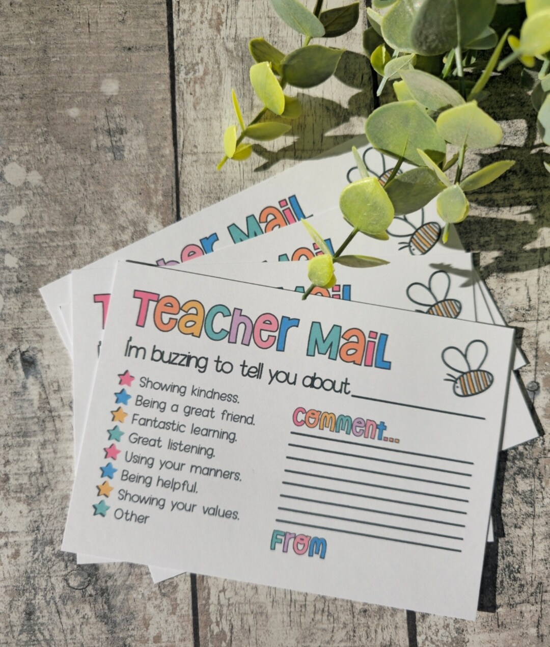 Teacher Mail | Teachers | Happy Mail | Postcard | Positivity | Positive ...