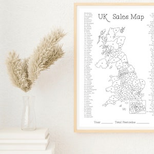 Postcode Map | UK Sales Map | UK Map | UK Postcode Map | Small Business ...