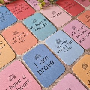 Mini Affirmation Cards Affirmations Planner Mental Health Affirmations ...
