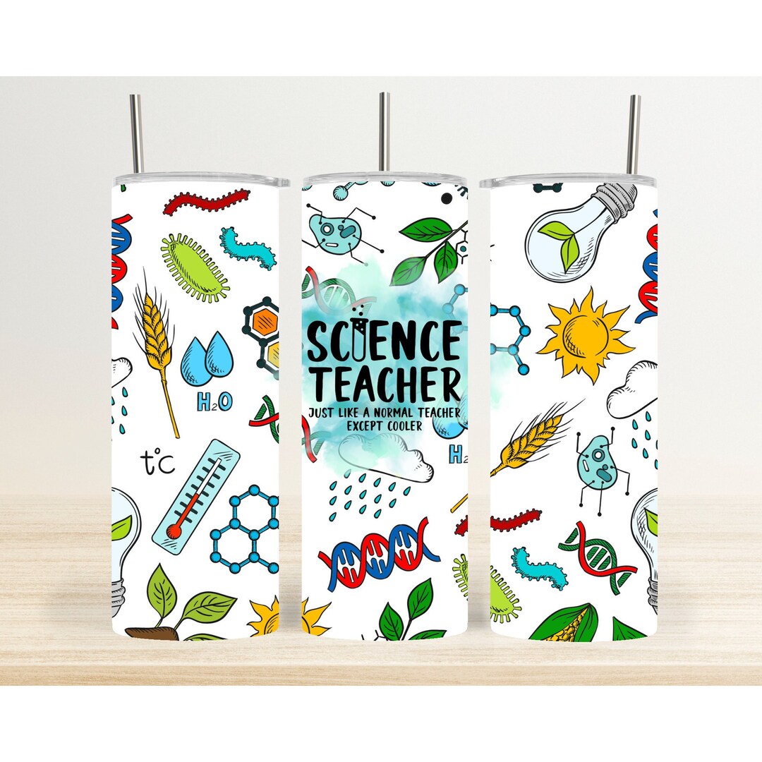 Science Teacher Tumbler Wrap PNG, Science Teacher Tumbler Wrap PNG ...