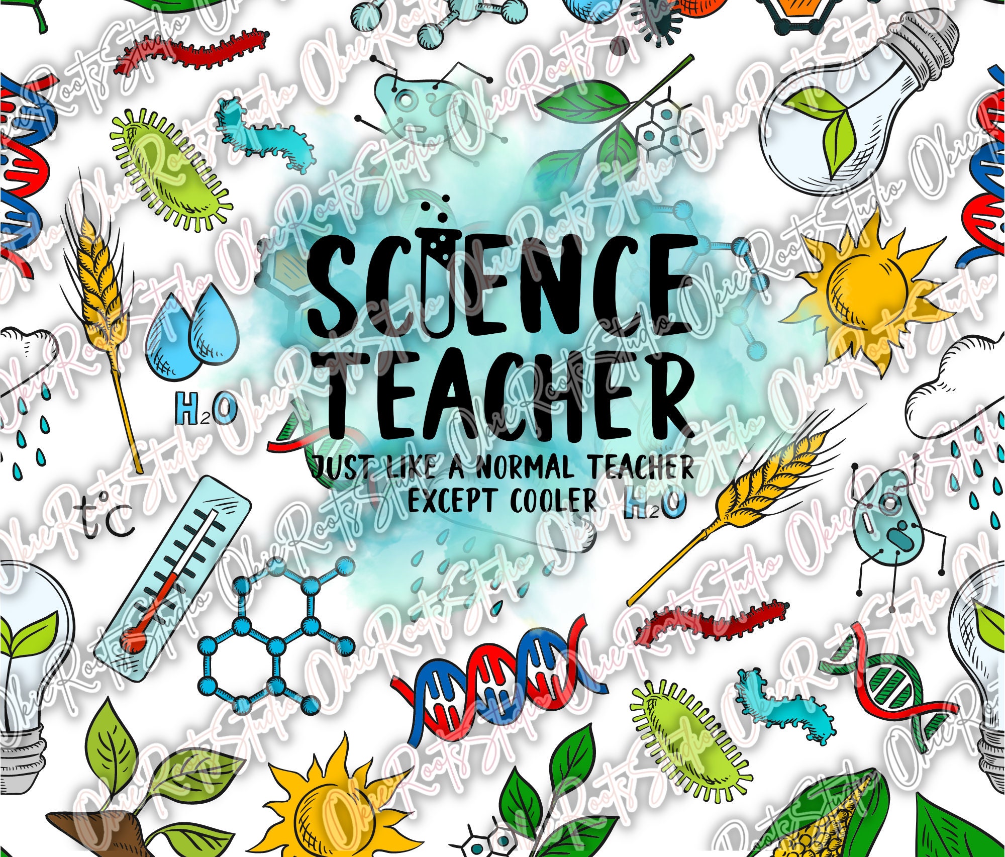 Science Teacher Tumbler Wrap PNG, Science Teacher Tumbler Wrap PNG ...