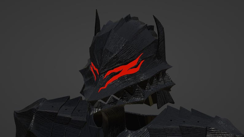 Guts Berserk Inspired Helmet Fully Detailed Manga Accurate - Etsy