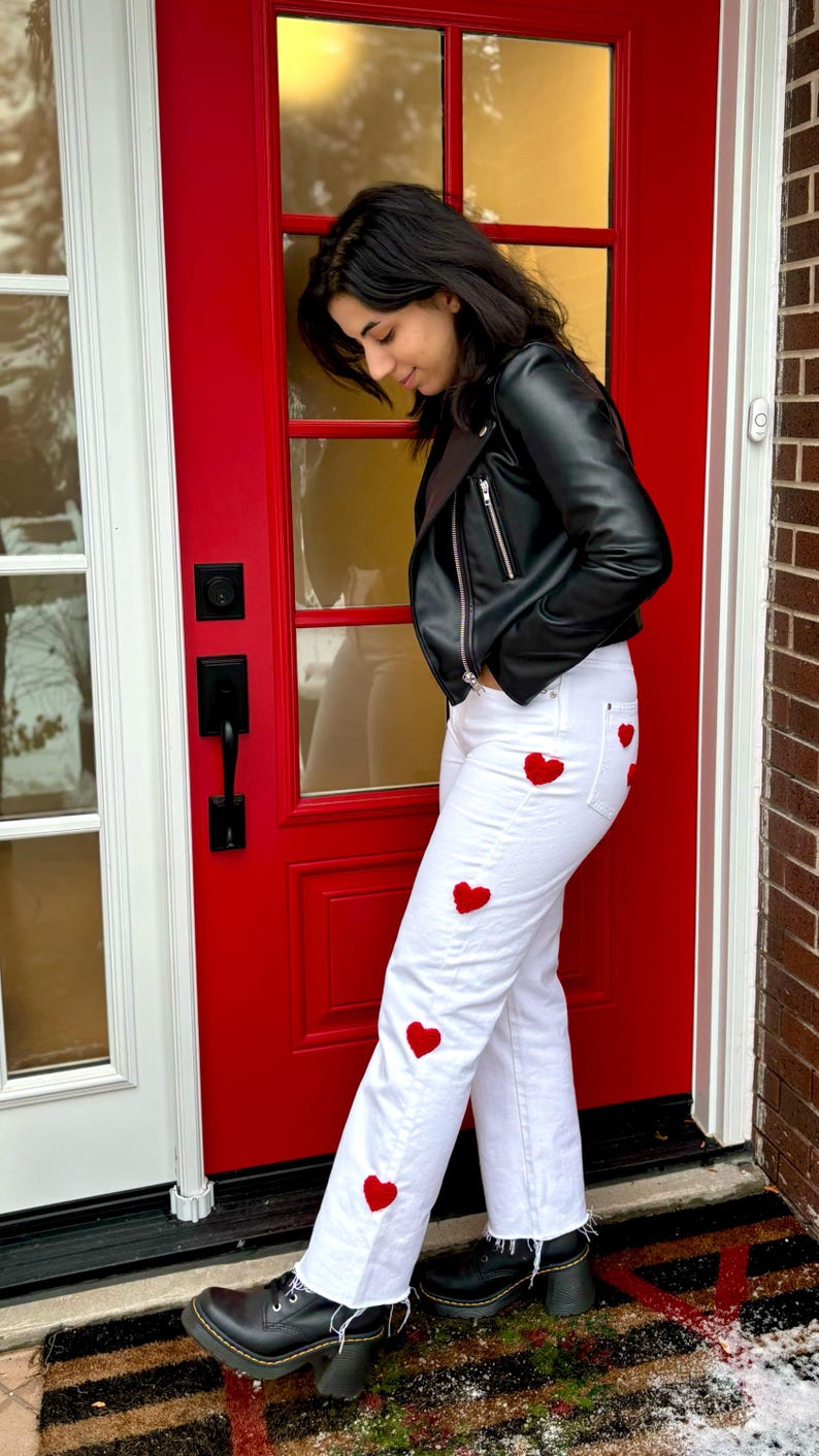 Heart Crotched Jeans - Etsy