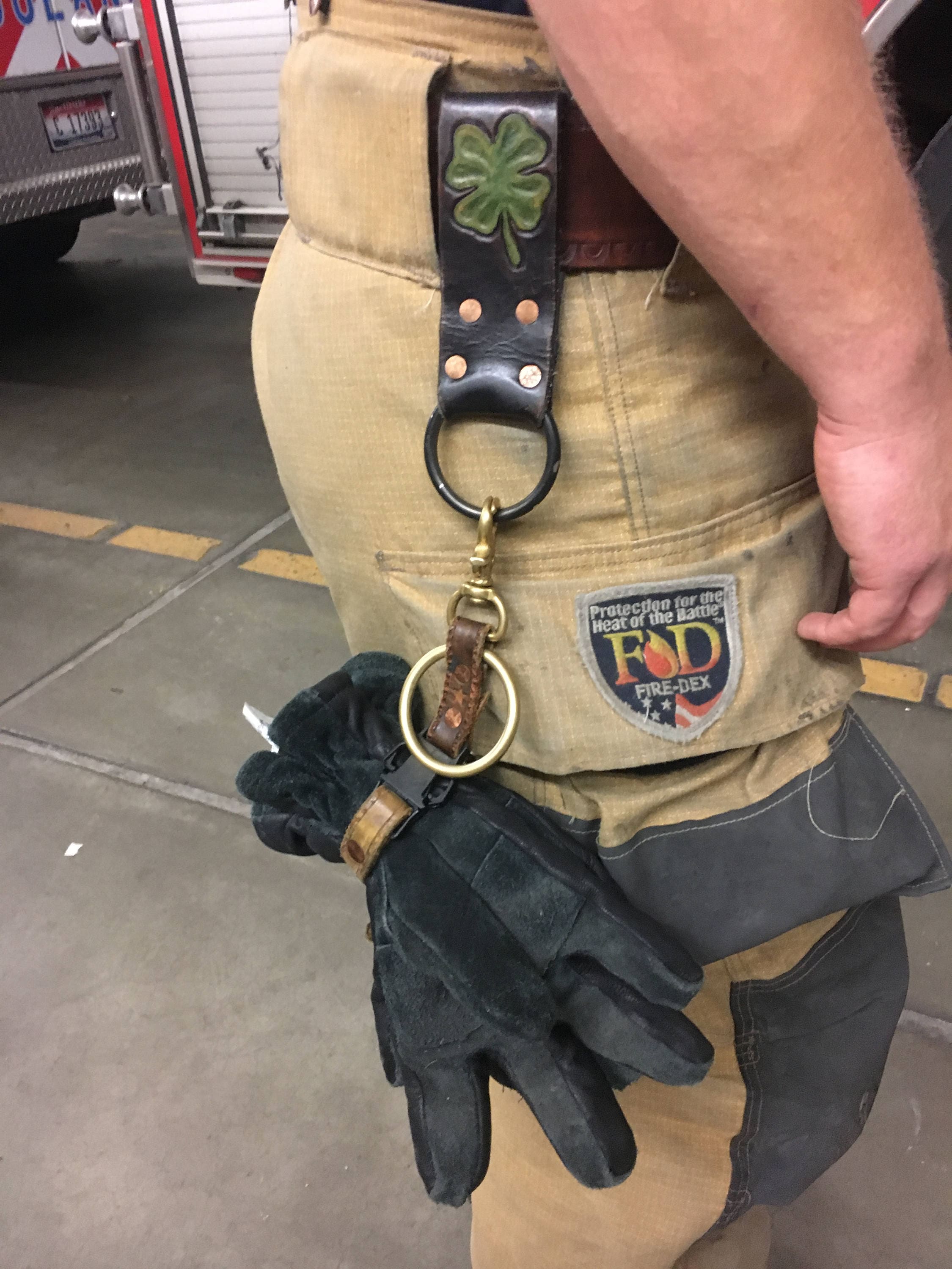 Firefighter Glove Holder With Custom Lettering TOP QUALITY - Etsy
