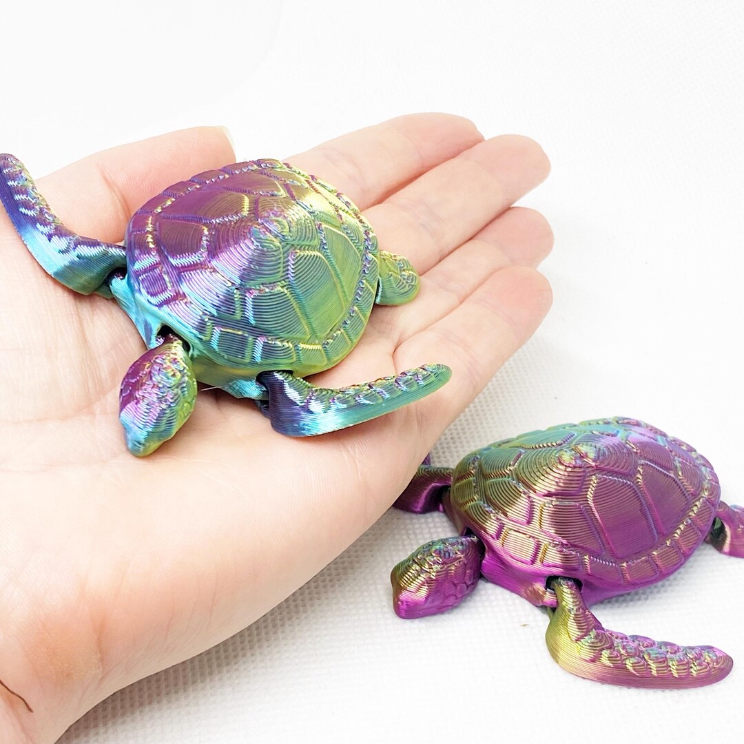 3D Printed / Articulated / Sea Turtle / Turtle / Animal / Posable ...