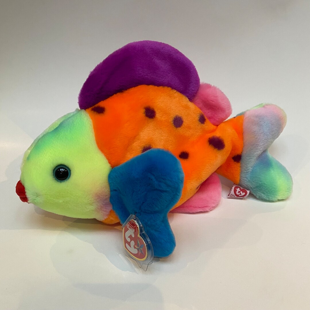 Lips the Fish / Rare / Tag Errors / 13 Inch / Beanie / Buddy ...
