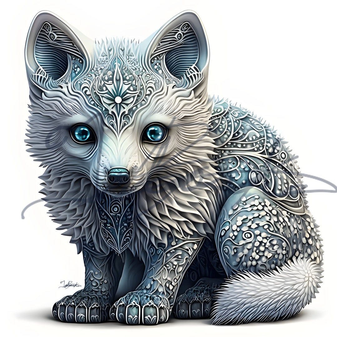 Arctic / Fox / Original / Art / Photo / Digital / Download / Wall Art ...