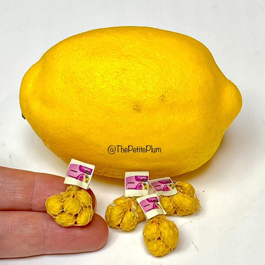 Miniature / Lemons / Lemon / Bag / Mini / Fruit / Fruits / Miniatures ...