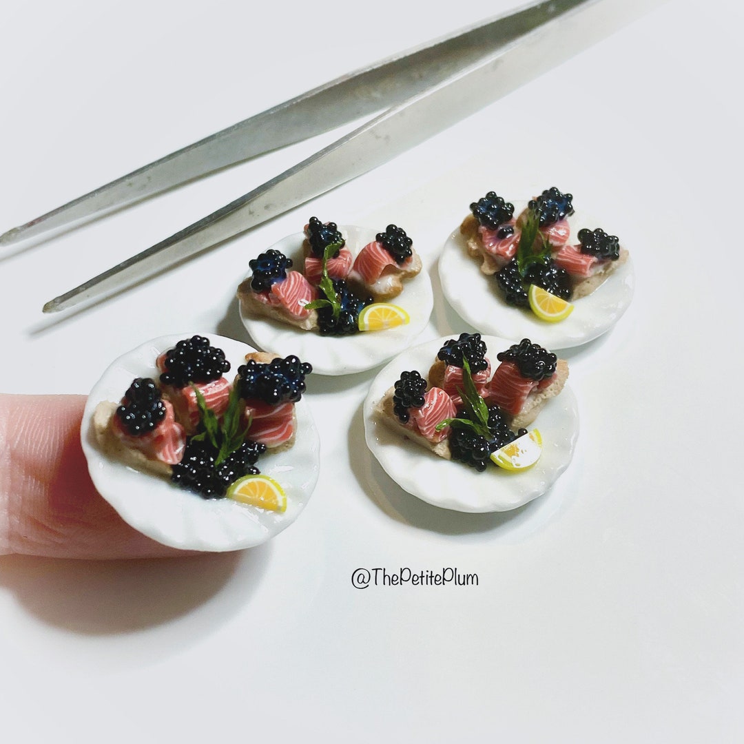 Miniature / Caviar / Salmon / Appetizer / Food / Hors D'oeuvres ...