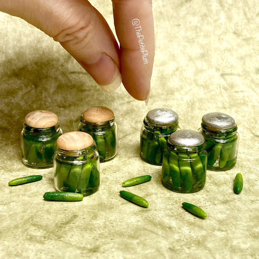 Miniature / Pickles / Vegetable / Veggies / Dollhouse / Miniature Food ...
