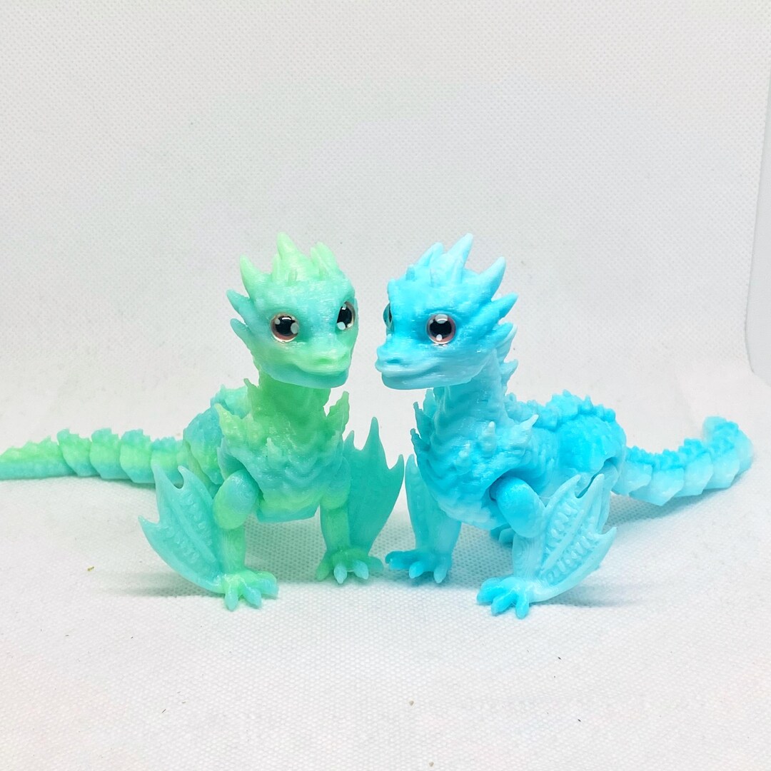 3D Printed / Articulated / Dragon / Lizard / Fidget / Toy - Etsy