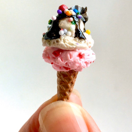 Miniature Ice Cream4pcs Miniature Food Miniatures Dollhouse - Etsy