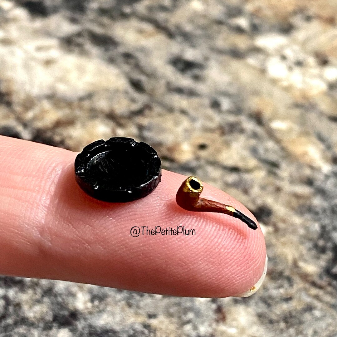 Miniature / Pipe / Ashtray / Tobacco Pipe / Decor / Dollhouse ...