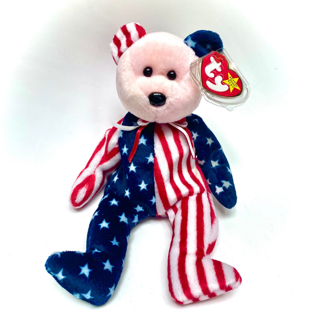 RETIRED / ERRORS / Original / Beanie / Babies / Spangle / Bear / Rare ...