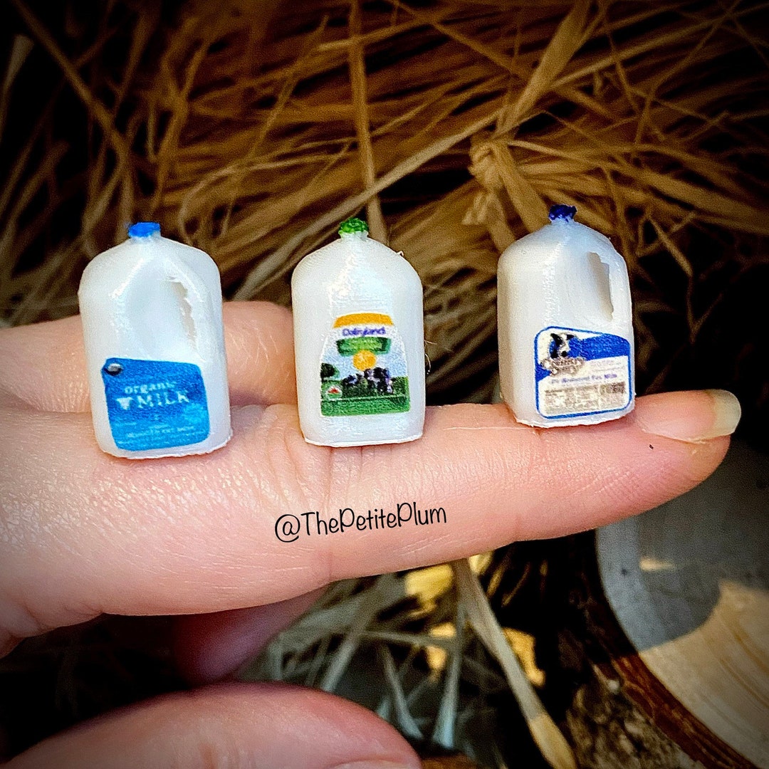 Miniature / Gallon / Milk / 4 L / Dairy / Jug / Dollhouse / Food ...