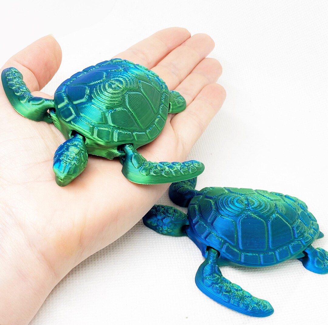 3D Printed / Articulated / Sea Turtle / Turtle / Animal / Posable ...