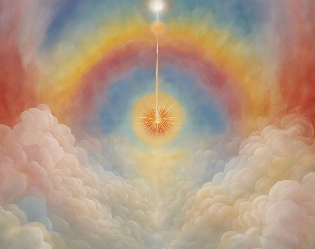 Ascension Into Light - Art Print - Etsy