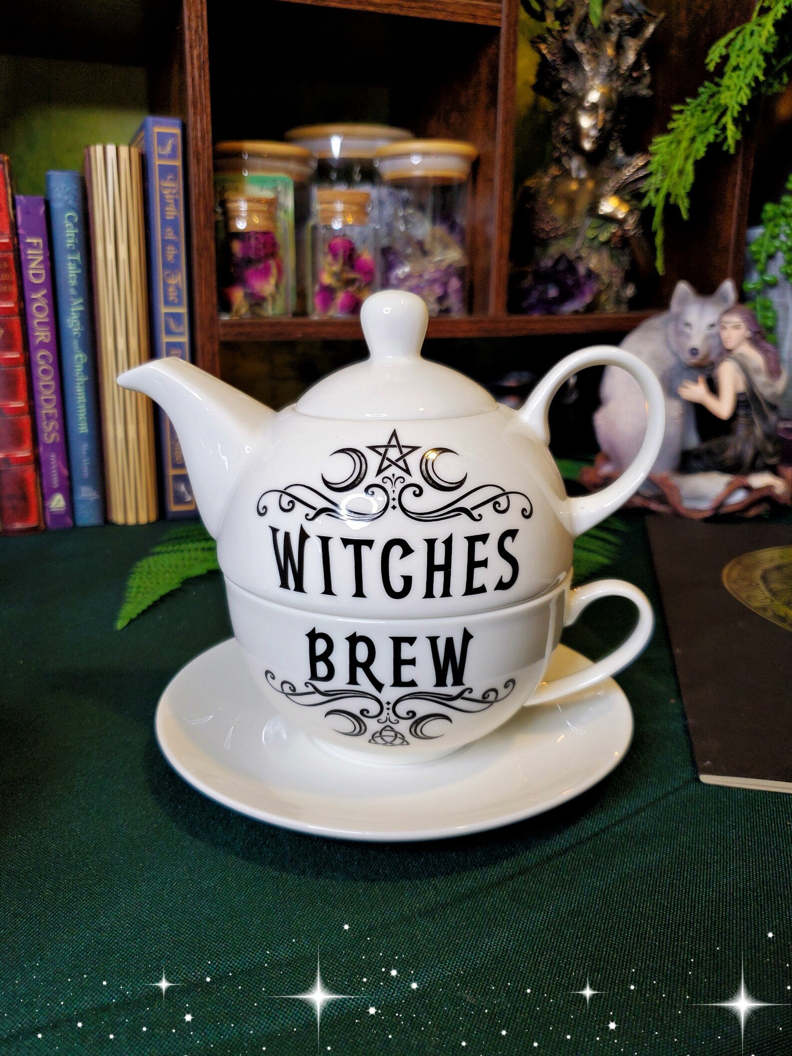 Witchy Tea Set S-20 | Etsy