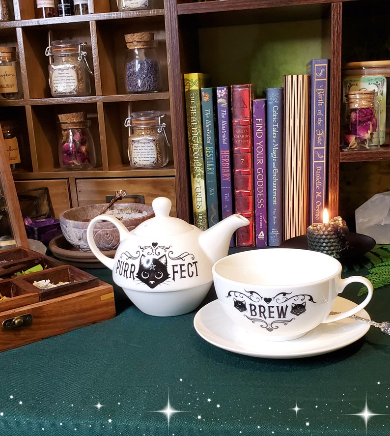 Witchy Tea Set S-20 | Etsy