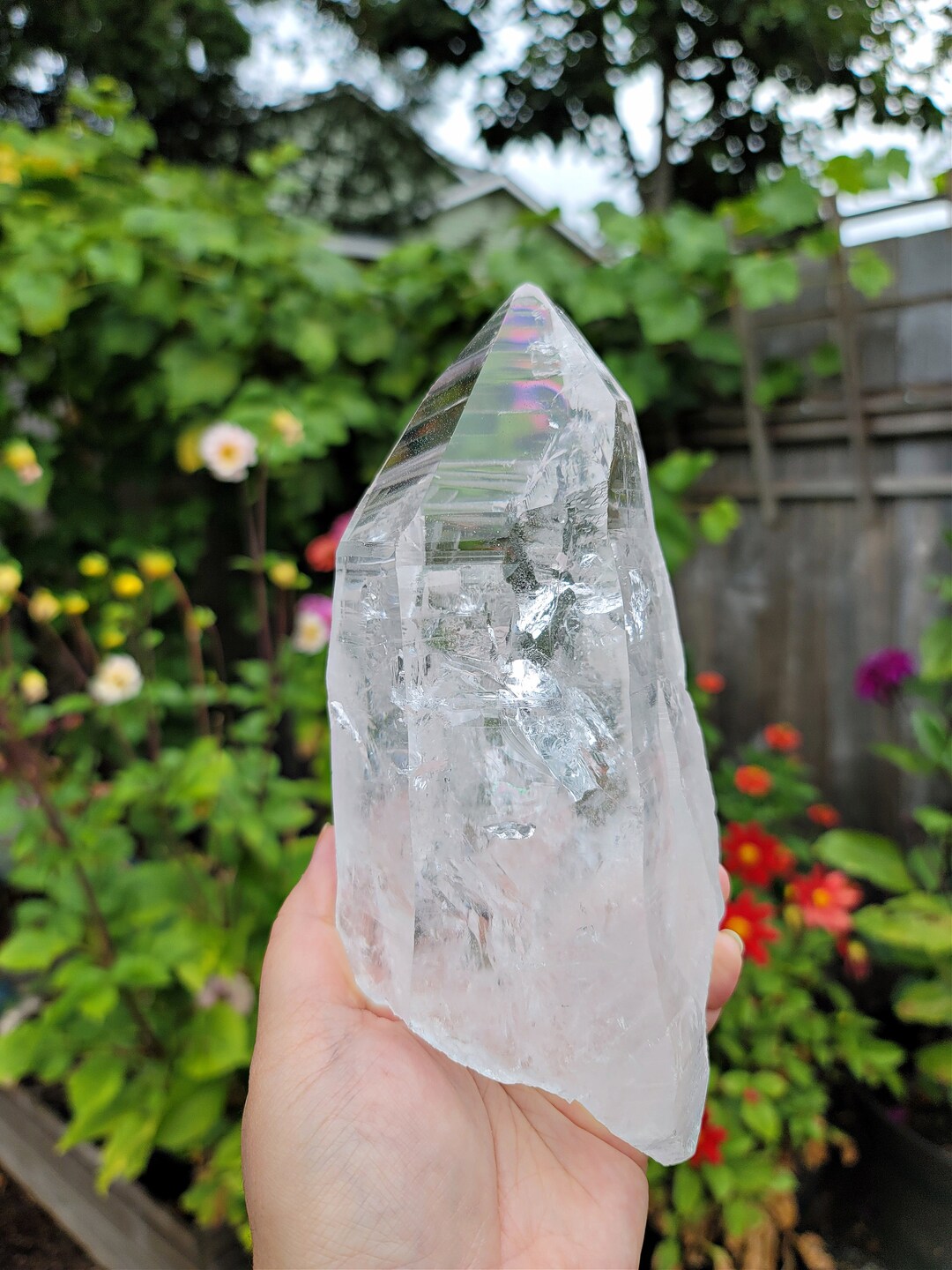 XL Lemurian Timelink Window Crystal Diamantina Region Brazil # C-937 - Etsy