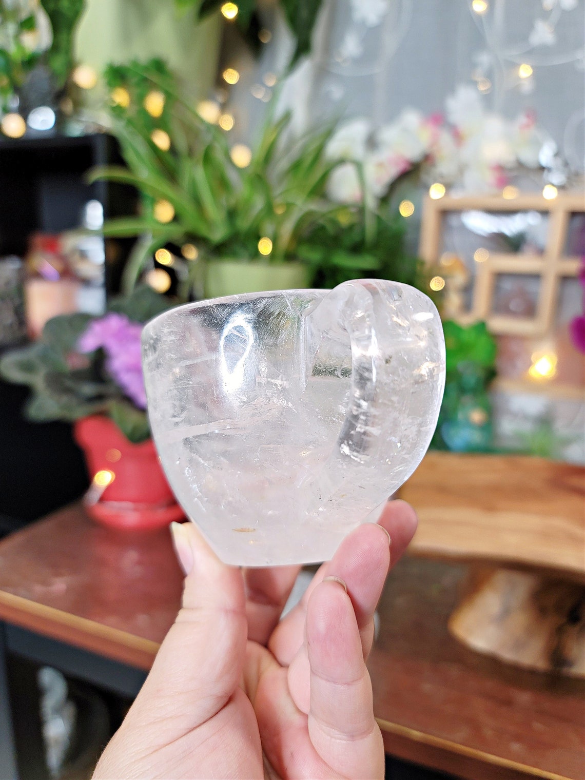 EXCLUSIVE Clear Quartz English Teacup Set Crystal Cup | Etsy
