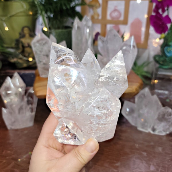 Clear Quartz Cluster - Etsy