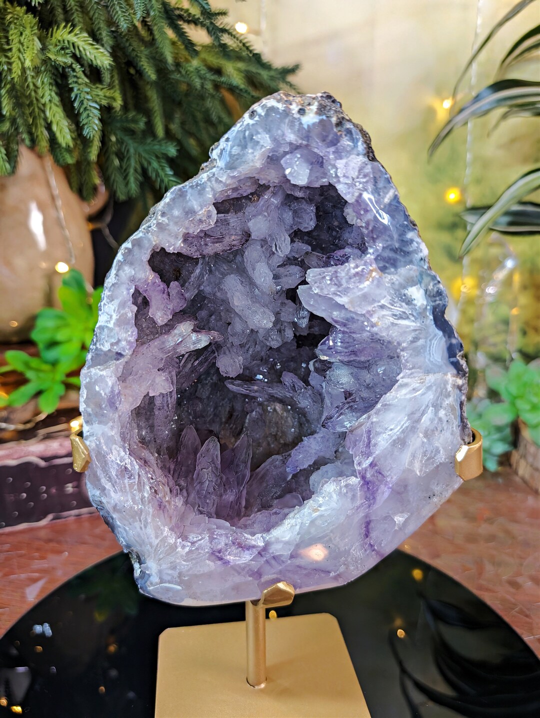 RARE PIECE - Amethyst Flower Geode - One of a Kind Piece # C-1143 - Etsy