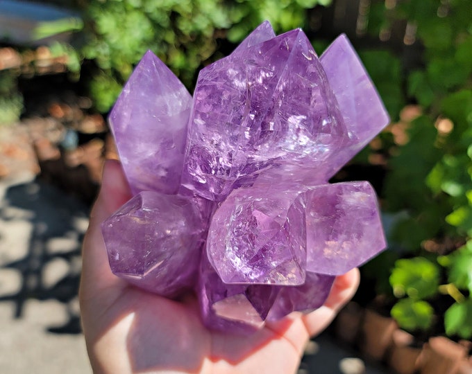 Amethyst Cluster A7 Gemmy Points C-782 - Etsy
