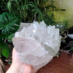 Stunning Himalayan Quartz Cluster With Chlorite # C-981 - Etsy