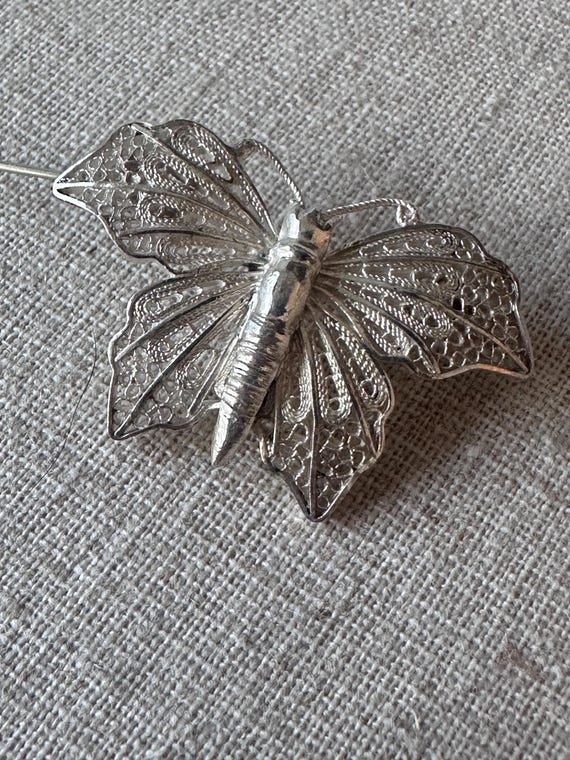 Vintage butterfly filigree - Gem