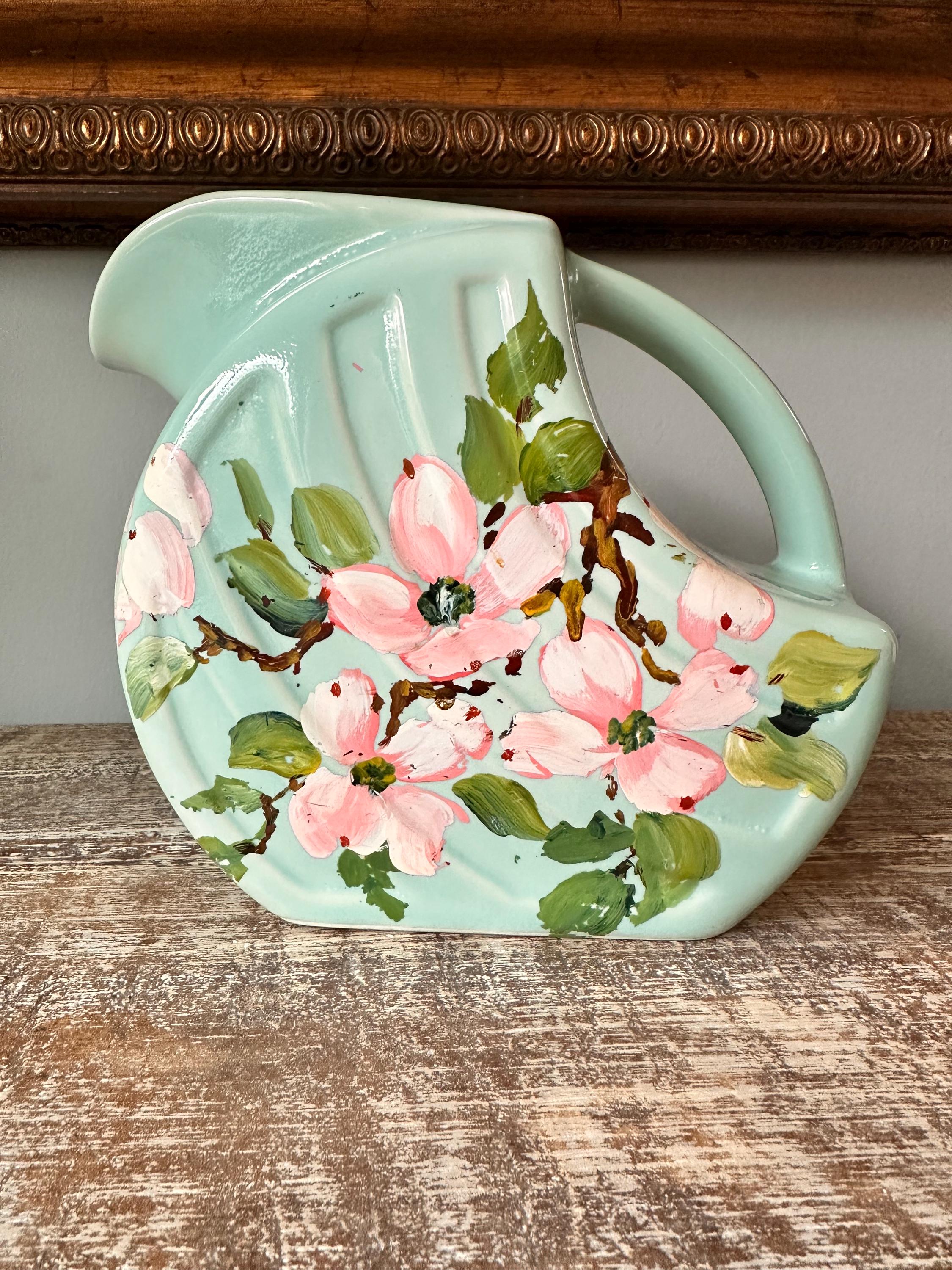 Hand Painted Vintage Pitcher - Etsy