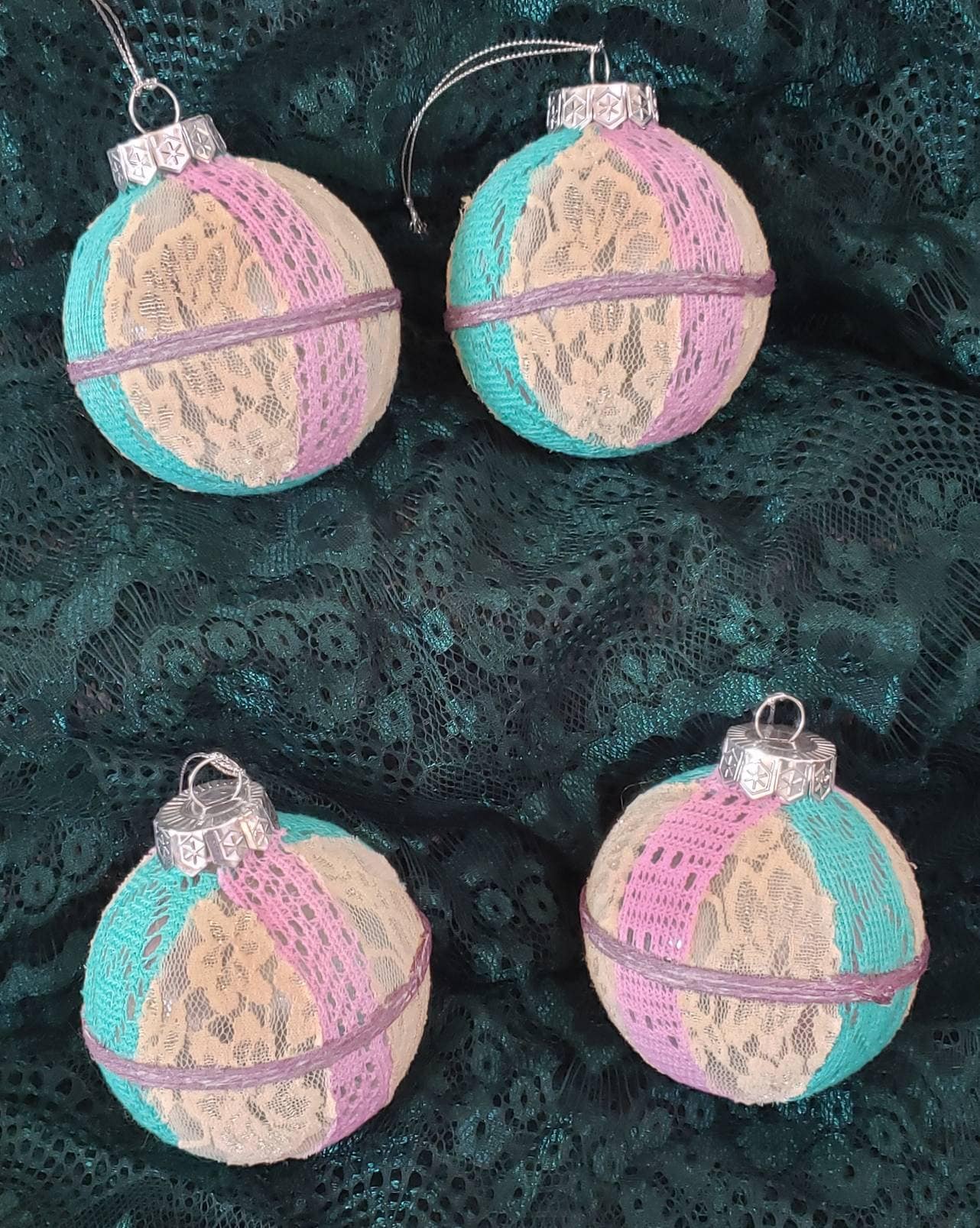 Christmas Ornaments Set of 4 Strips - Etsy