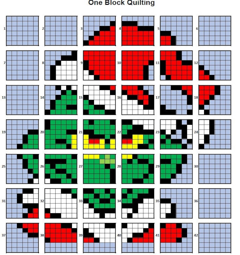 The Grinch Quilt Pattern - Etsy