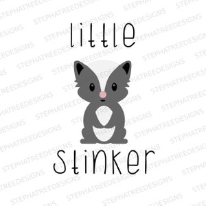 Little Stinker SVG PNG Files for Cutting Machines, Digital Clipart ...