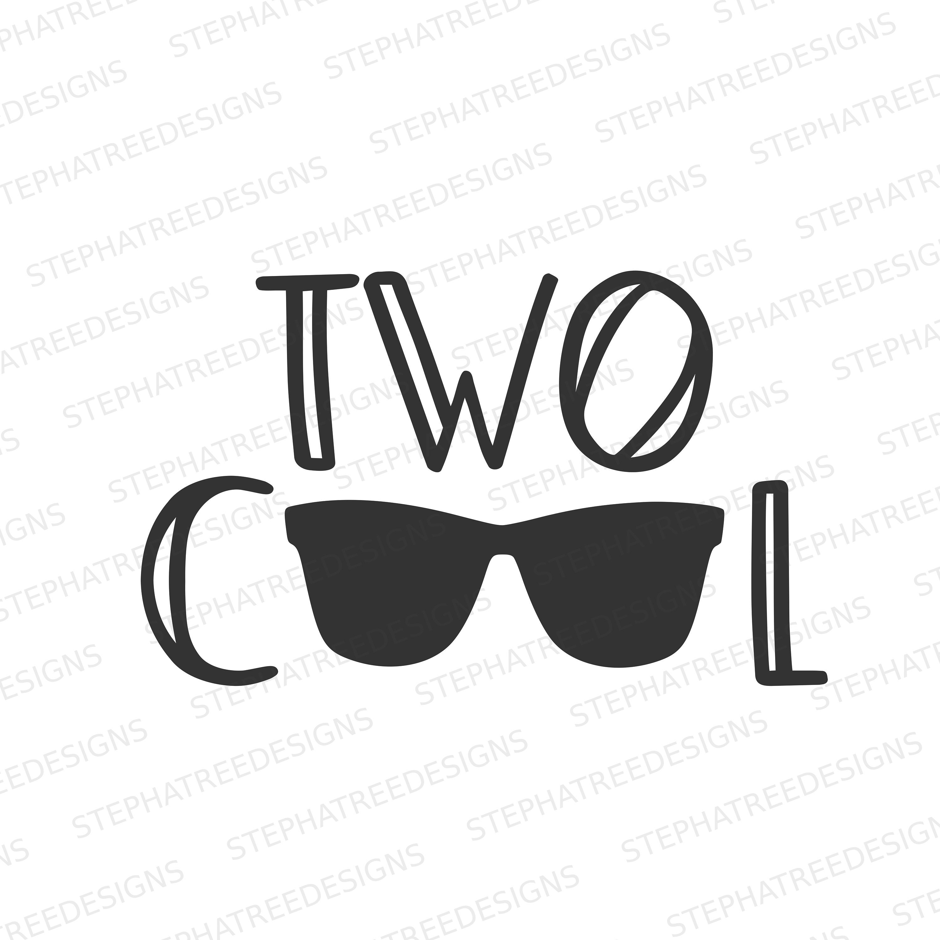 Two Cool SVG PNG Files for Cutting Machines Digital Clipart | Etsy