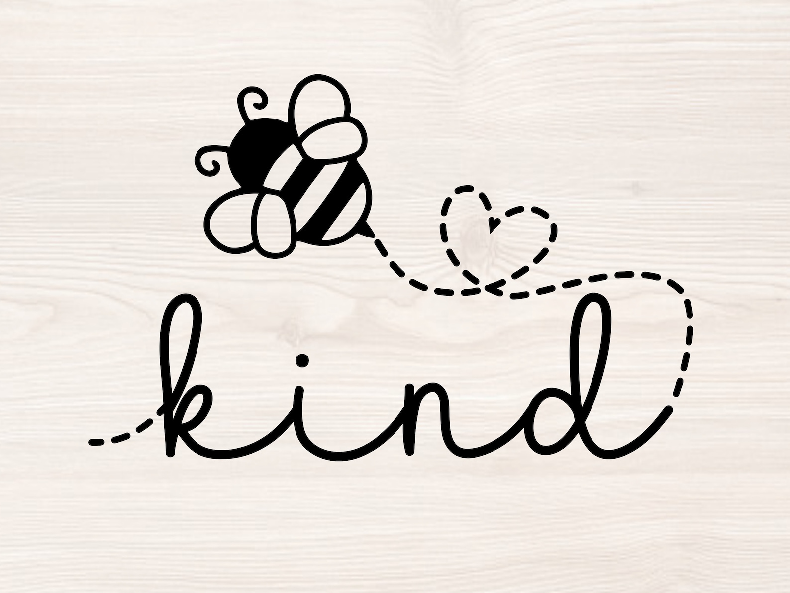 Bee Kind SVG PNG Files for Cutting Machines, Digital Clipart, Be Kind ...