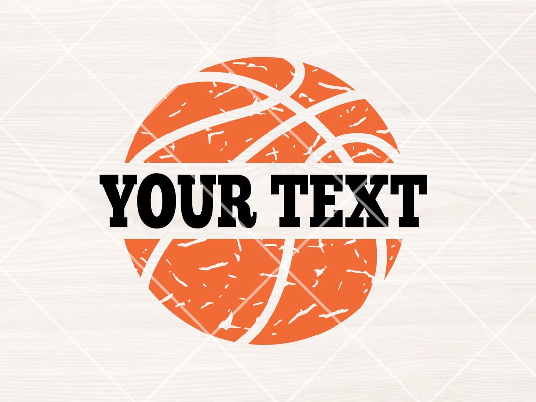 Split Basketball SVG PNG Files for Cutting Machines, Digital Clipart ...