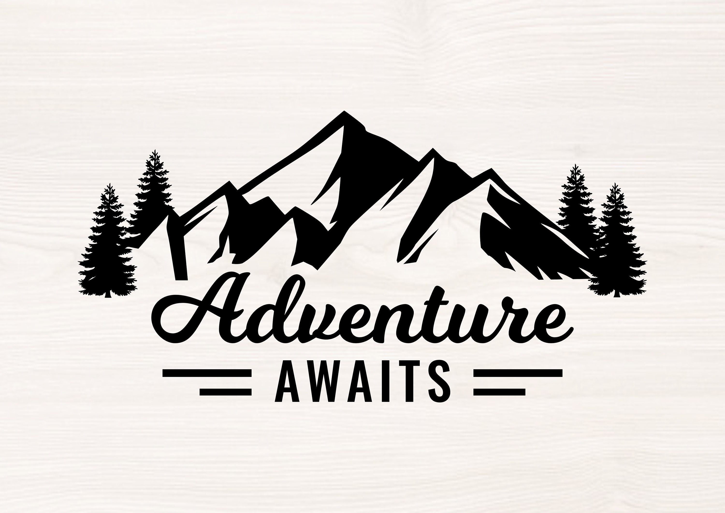 Adventure Awaits SVG PNG File for Cutting Machines Digital - Etsy UK