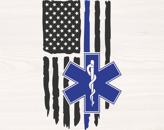 EMS Sticker – Paramedic, Firefighter, EMT, Nurse Decal for Car, Hydro ...