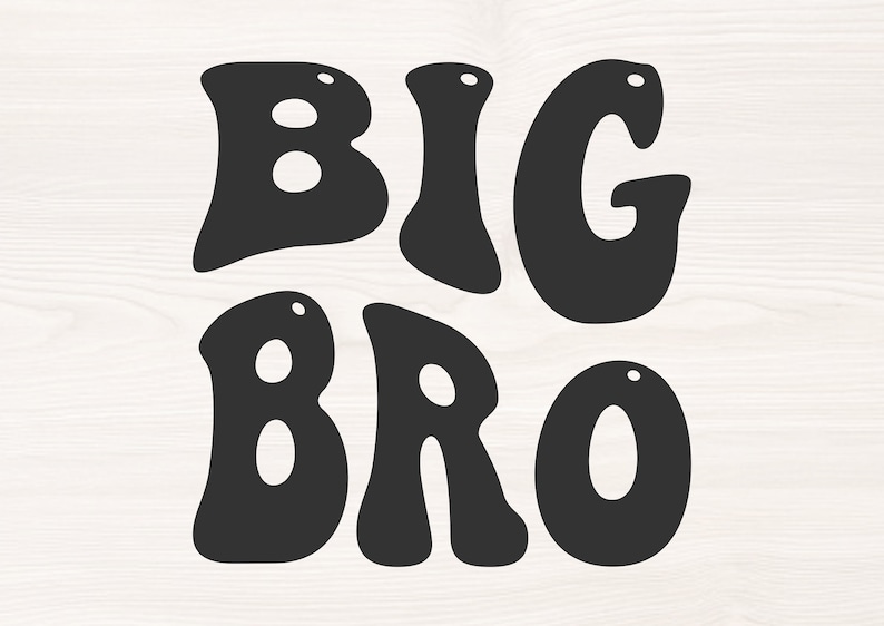 Big Bro SVG PNG Files for Cutting Machines Digital Clipart - Etsy