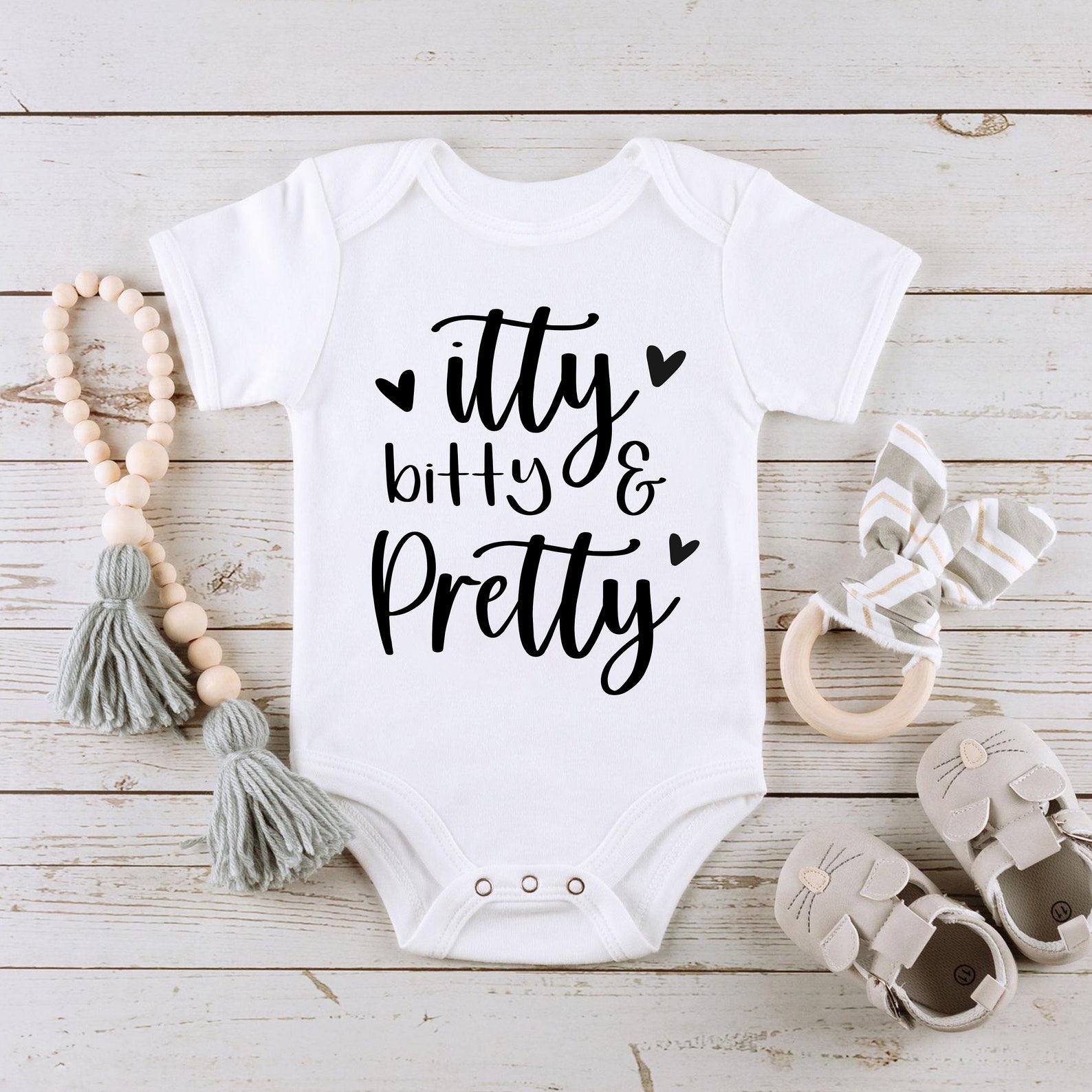 Itty Bitty and Pretty SVG PNG Files for Cutting Machines, Digital ...