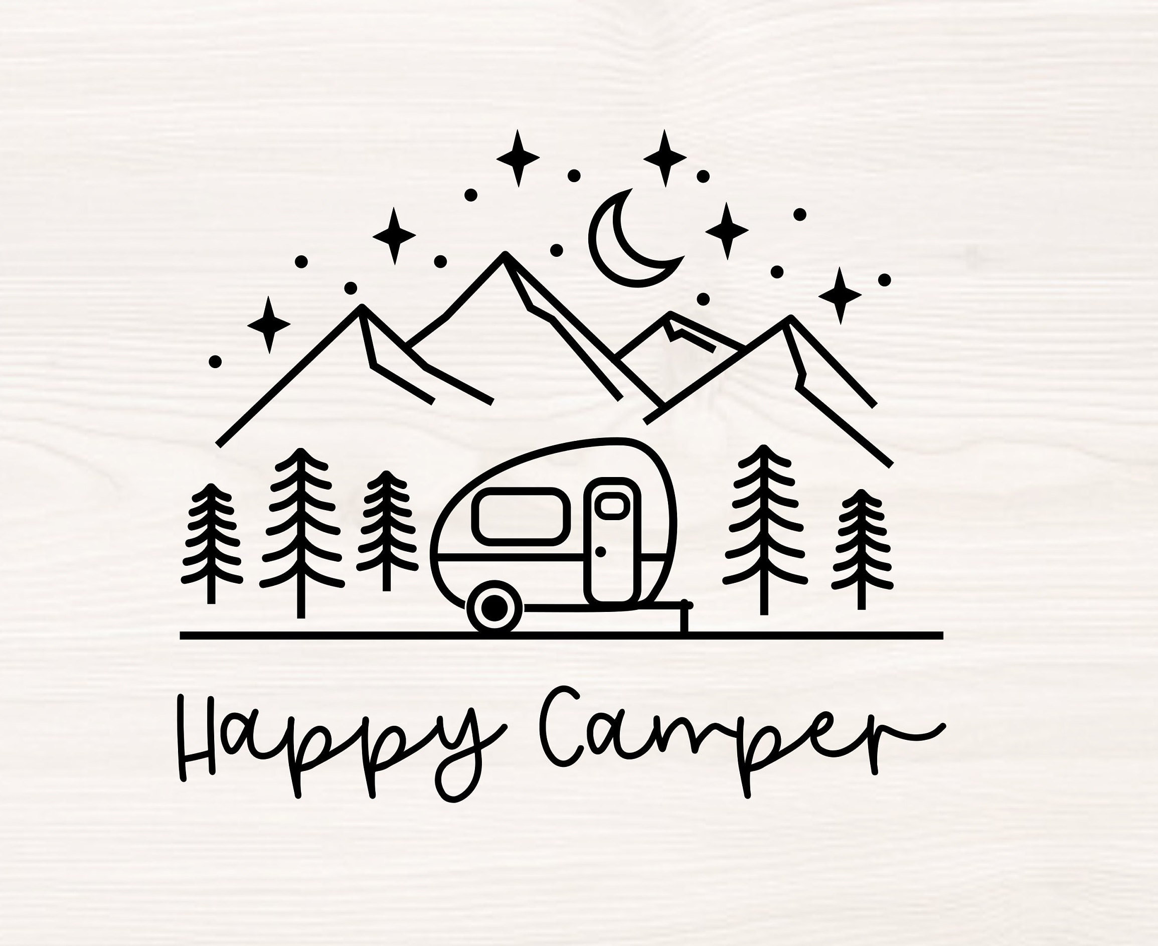 Motorhome Rv Camping Scene Svg Class C Camper Svg Sign 47 Off
