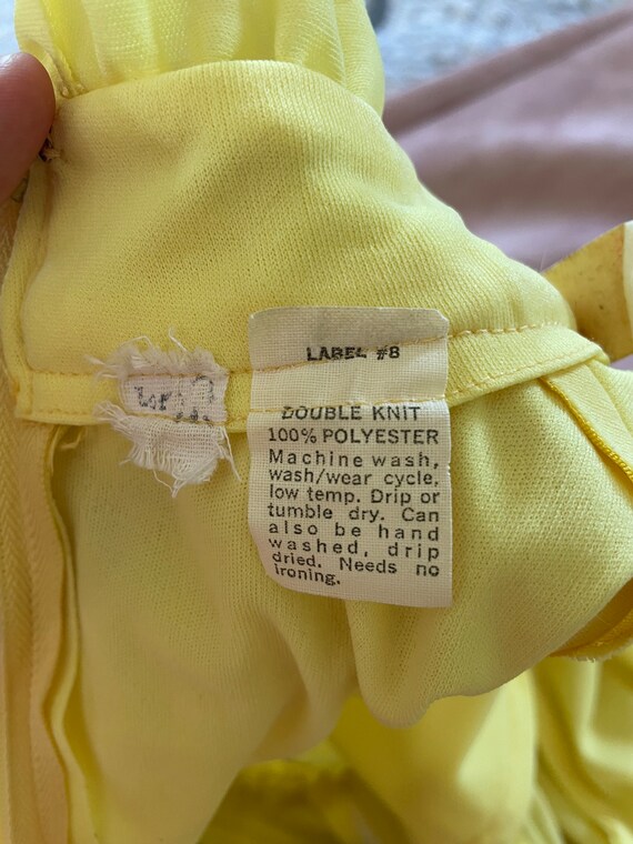 Vintage Union Made No Label Yellow Prairie Dress with… - Gem
