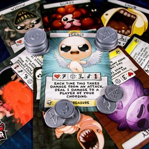 The Binding of Isaac Four Souls - NICKEL and DIME TOKENS - Etsy