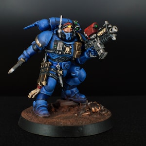 Primaris Lieutenant in Phobos Armor Painted Miniature Warhammer 40K - Etsy